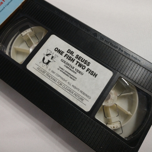 Media | Vintage Vhs Dr Seuss Red Fish Blue Fish One Fish Two Fish Movie ...